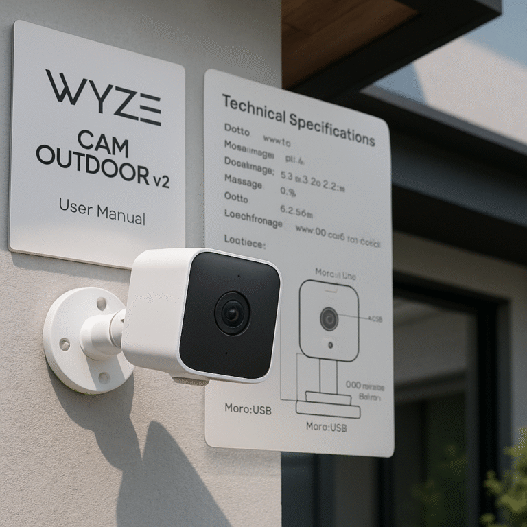 Wyze Cam Outdoor V2 Manual Guide – GadgetVisions